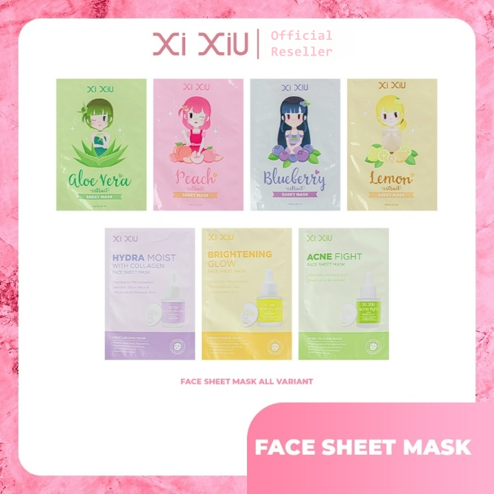 Jual XIXIU FACE SHEET MASK 22 ML | Shopee Indonesia