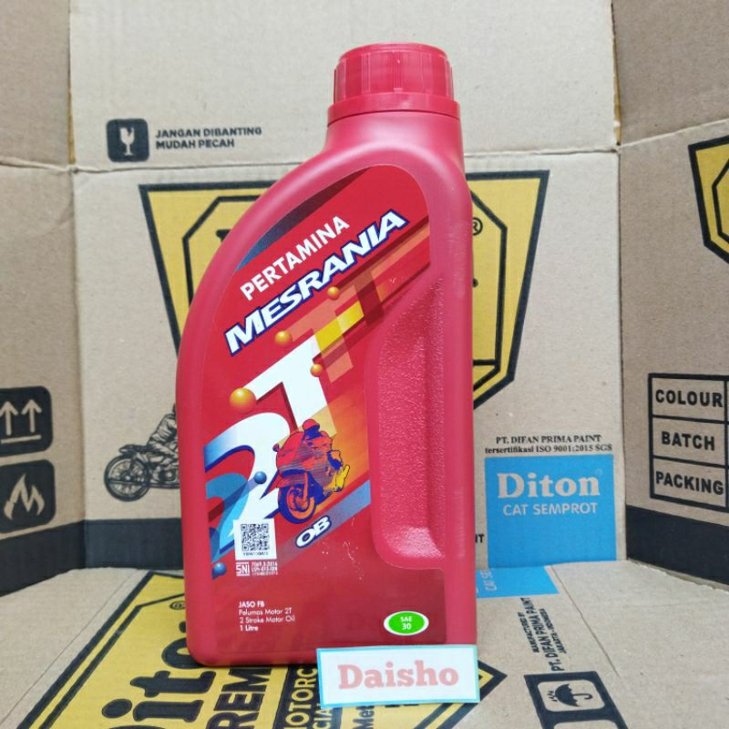 Jual MESRANIA OB 2T MESRAN 2 TAK OLI SAMPING PLSAM 1LITER | Shopee ...
