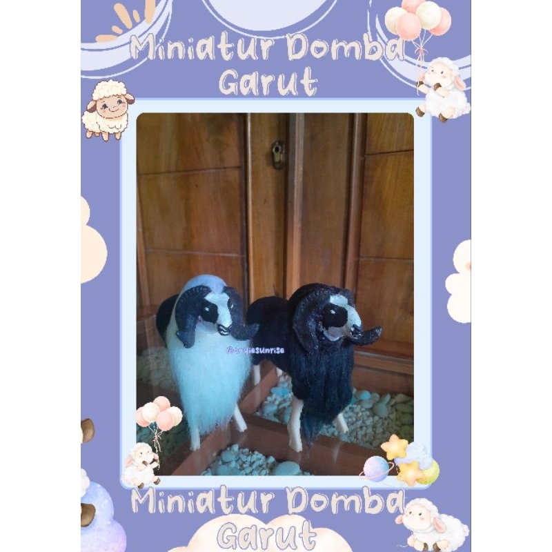 Jual Mainan/Miniatur/Boneka Domba Garut Ukuran Besar/Kecil (KECIL ...