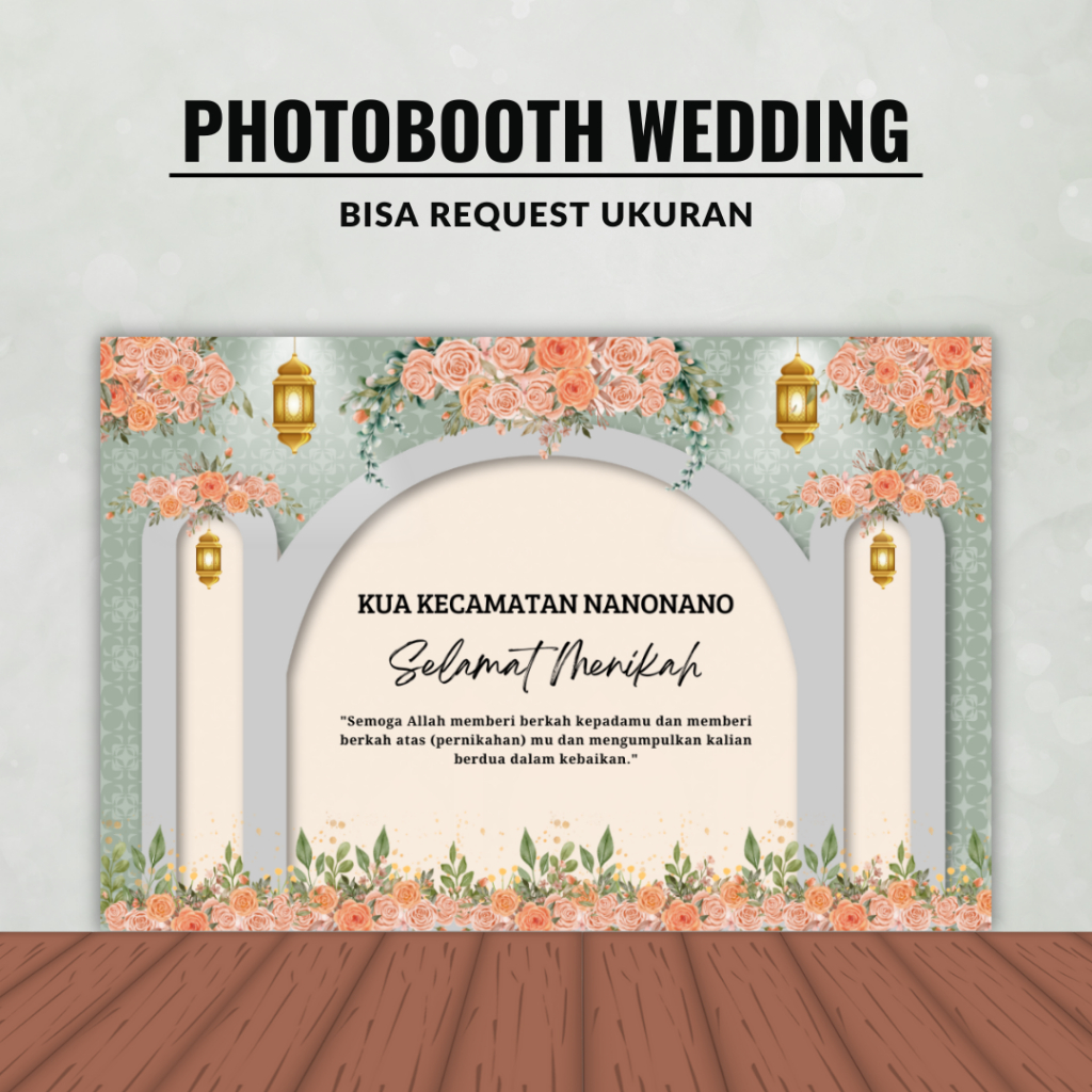 Jual PHOTOBOOTH WEDDING - BANNER PERNIKAHAN - BACKDROP PERNIKAHAN ...