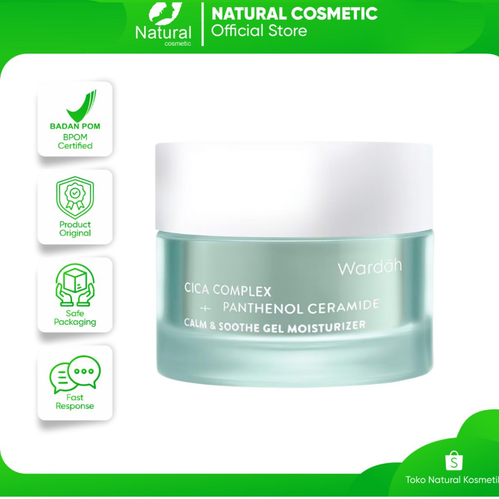 Jual Wardah Cica Complex + Panthenol Ceramide Calm & Soothe Gel ...