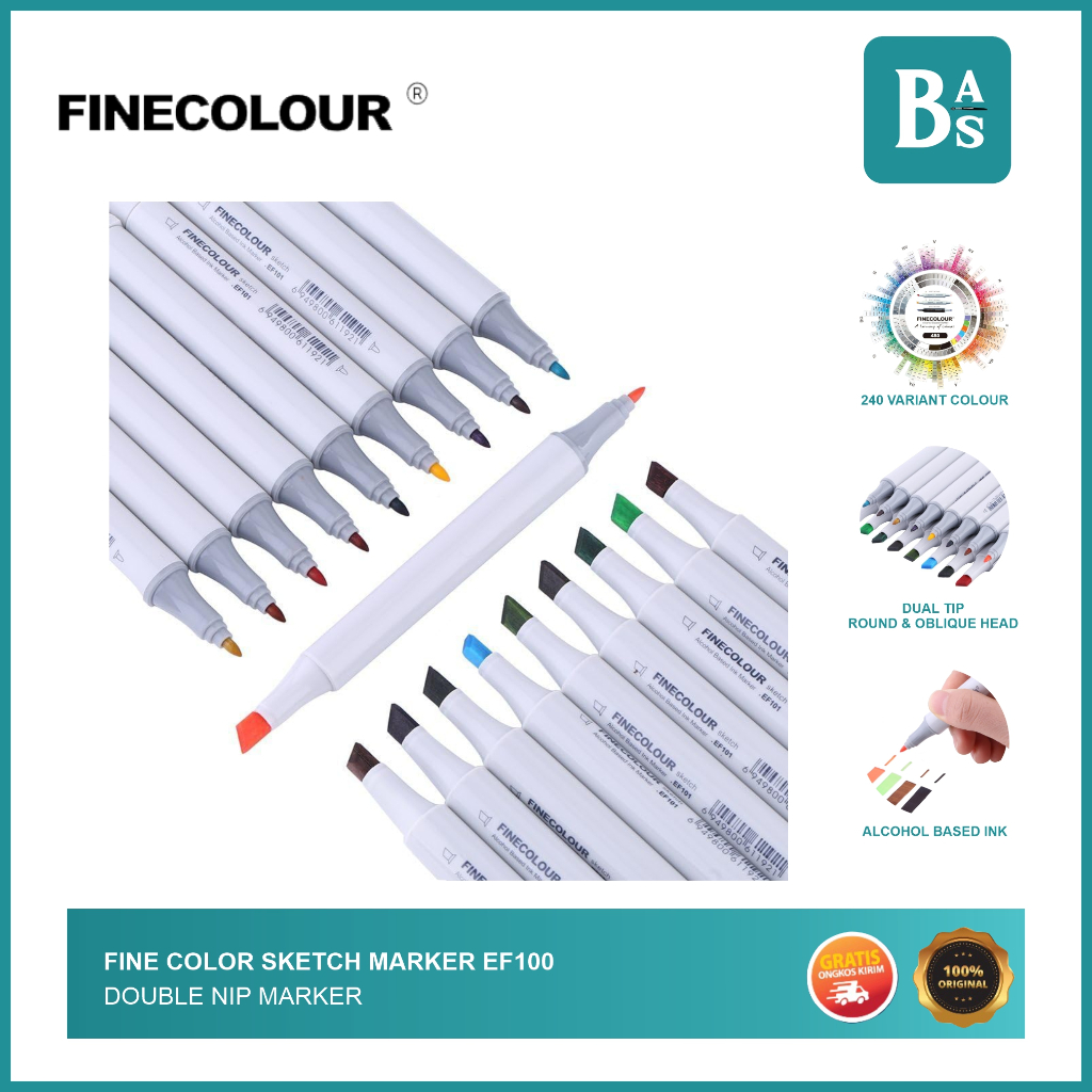 Jual Finecolour Sketch Marker (Part 5/5) | Fine Color | Fine Colour ...