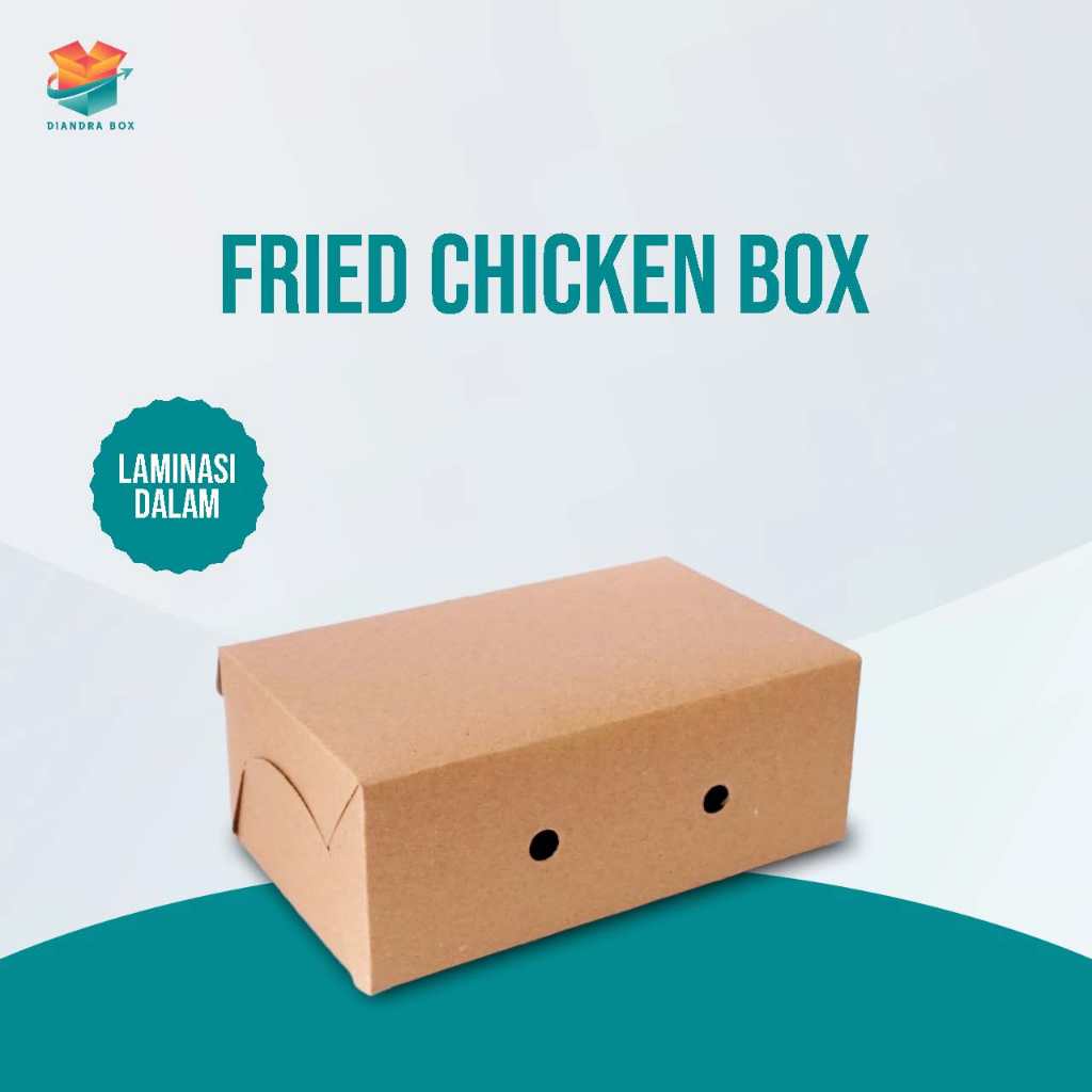 Jual Box Fried Chicken | Kardus Nasi | Box Nasi | Laminasi Dalam ...