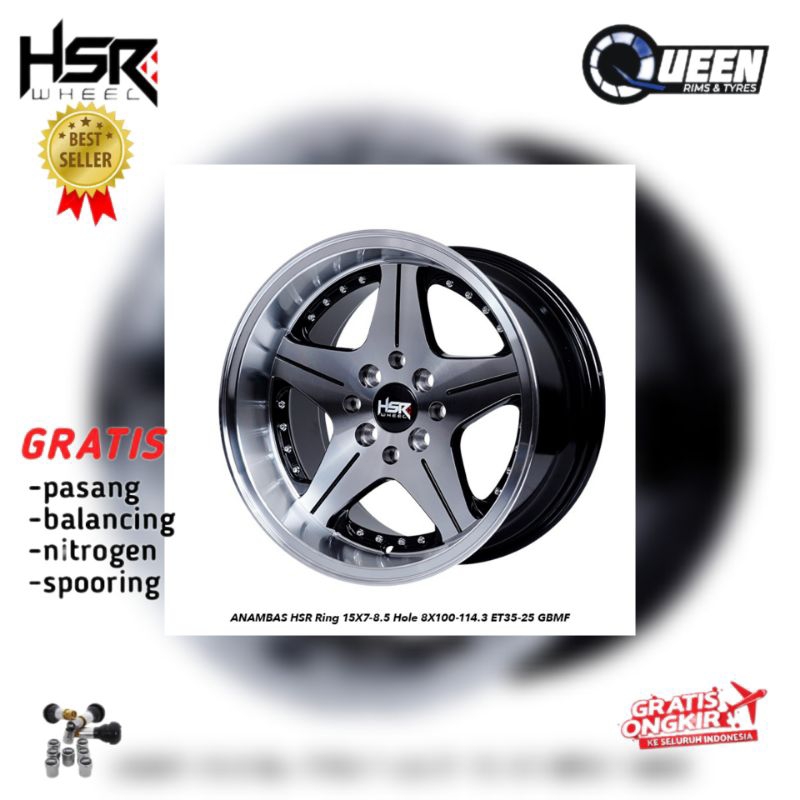 Jual VELG CELONG R15 DOUBLE PCD HSR ANAMBAS untuk mobil avanza, xenia, veloz, agya, ayla, sigra ...
