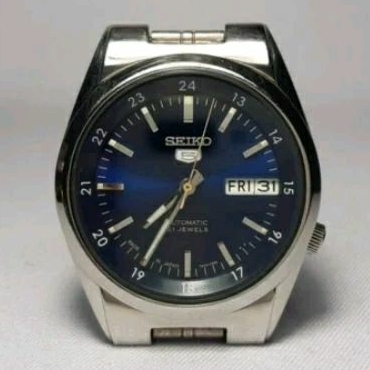 Jual Seiko 5 Sunburst Blue SNK563J1 Vintage 7S26-02C0 Automatic Rare ...