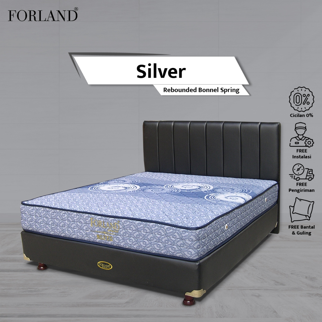 Jual Forland Silver Springbed Bonnel Spring | Shopee Indonesia