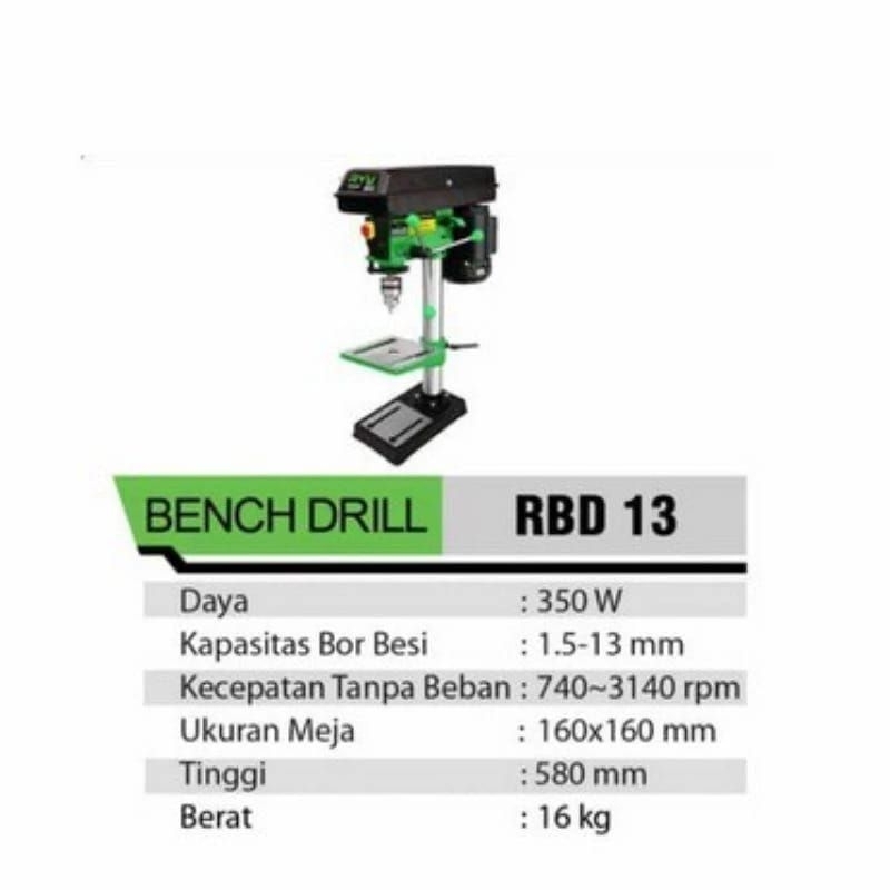 Jual Mesin Bor Duduk RYU 13mm RDR13 | Shopee Indonesia