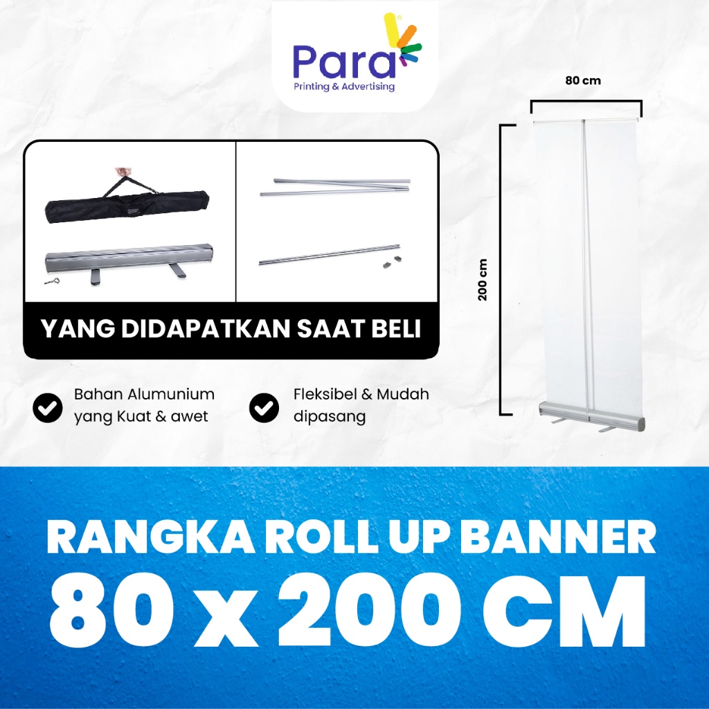 Jual ALAT ROLL UP BANNER UK 80X200 CM | HANYA ALAT SAJA | Shopee Indonesia