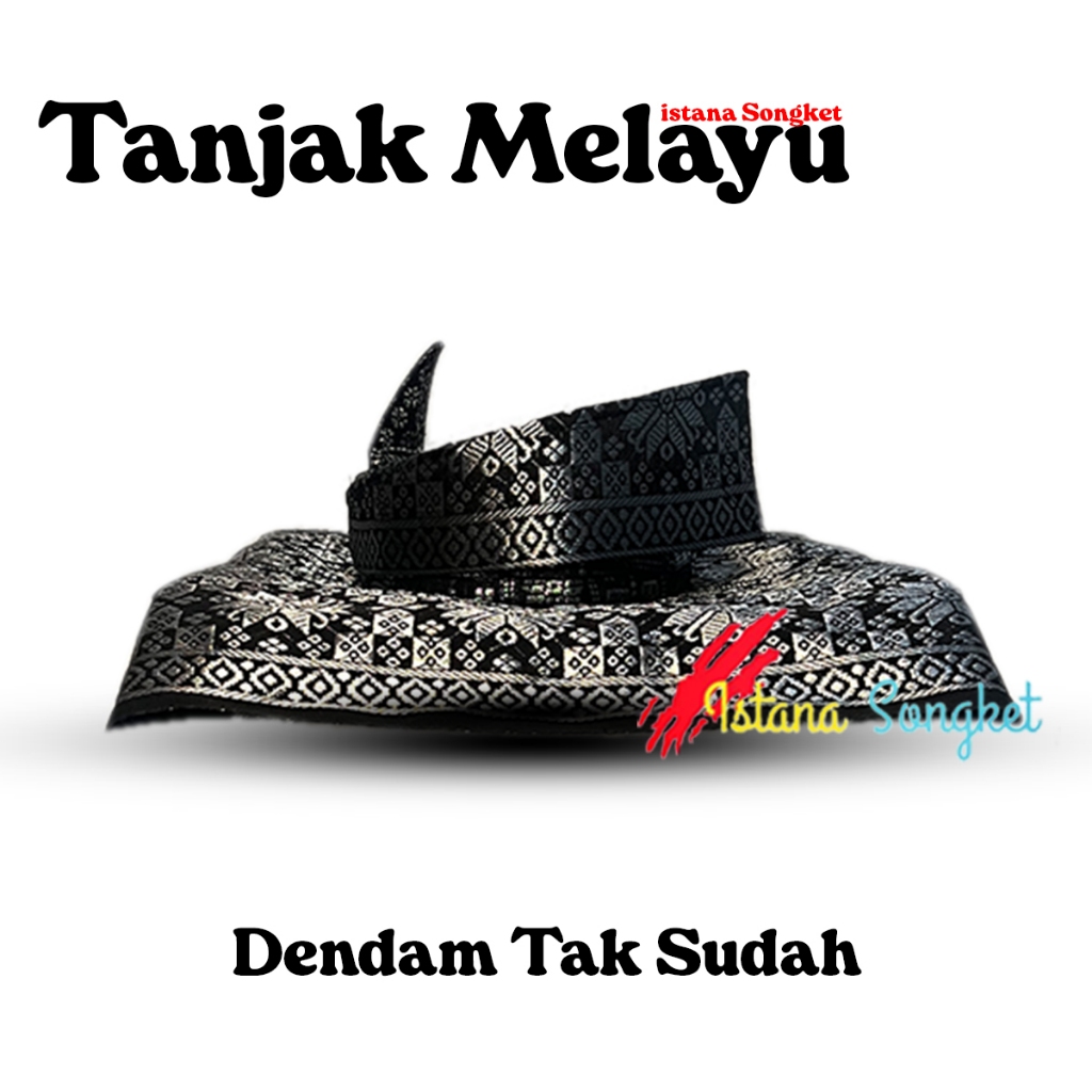 Jual Tanjak Melayu Full Songket Premium Meteran Ikat Dendam Tak Sudah ...