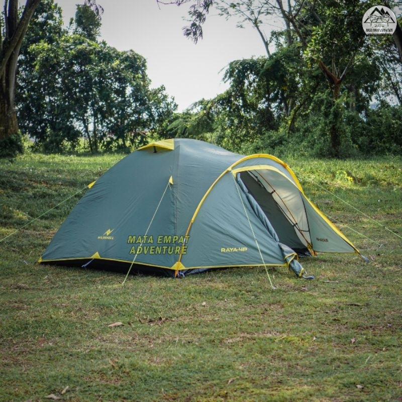 Jual TENDA CAMPING WILDSHELL RAYA 4P / RAYA 4 PRO KAPASITAS 4-5 ORANG ...