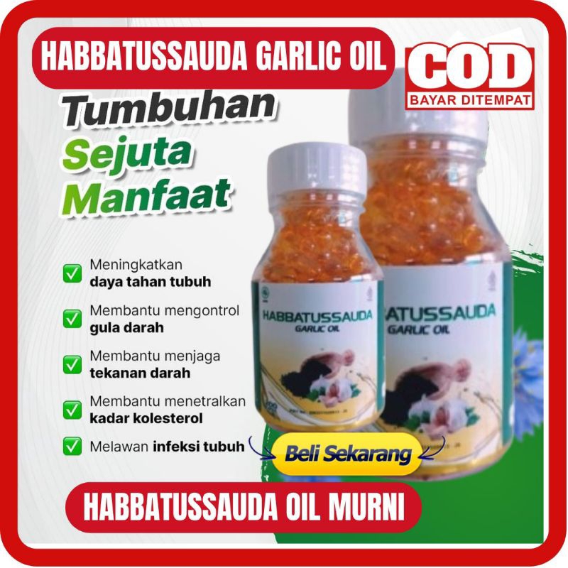 Jual 𝗛𝗔𝗕𝗕𝗔𝗧𝗨𝗦𝗦𝗔𝗨𝗗𝗔 𝗚𝗔𝗥𝗟𝗜𝗖 𝗢𝗜𝗟 200 KAPSUL - Habbatusauda 200 Kapsul ...
