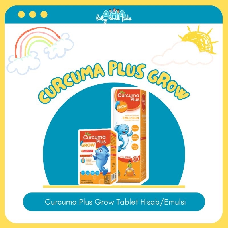 Jual Curcuma Plus Grow Multivitamin untuk anak. Menambah nafsu makan ...