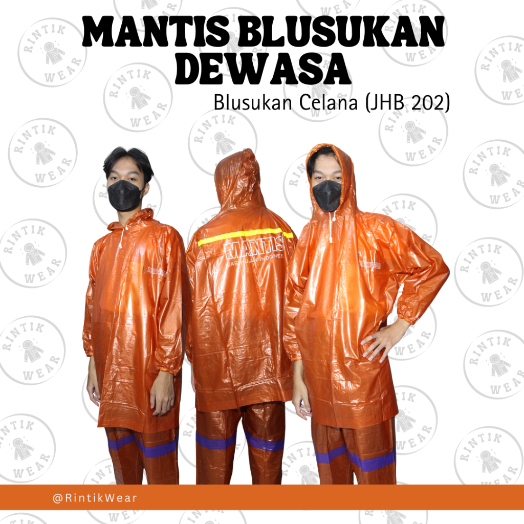 Jual Jas Hujan Mantis Blusukan Dewasa | Shopee Indonesia