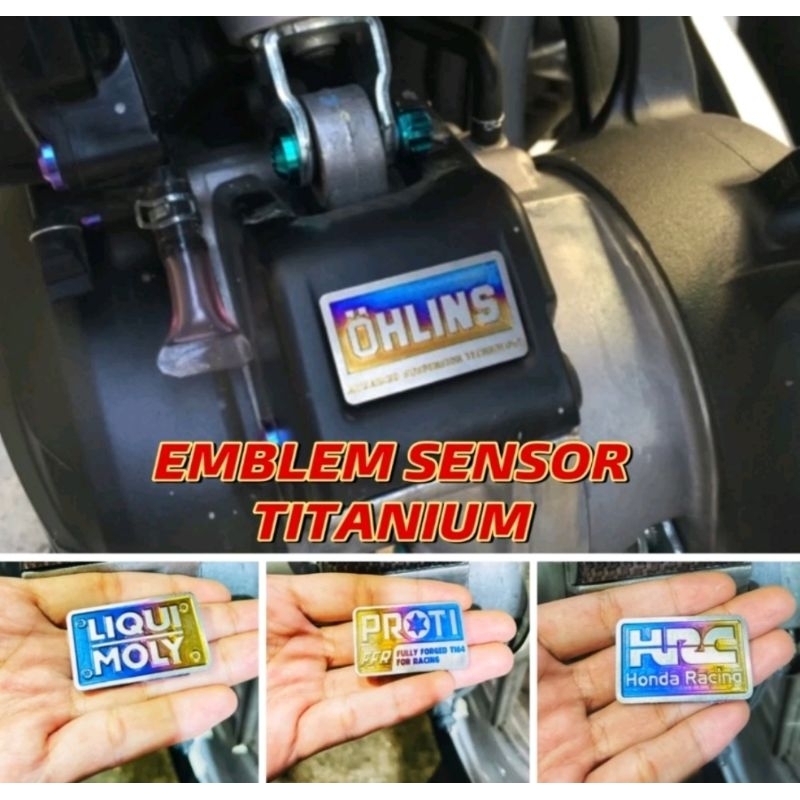 Jual EMBLEM SENSOR TITANIUM ORIGINAL VIETNAM | Shopee Indonesia