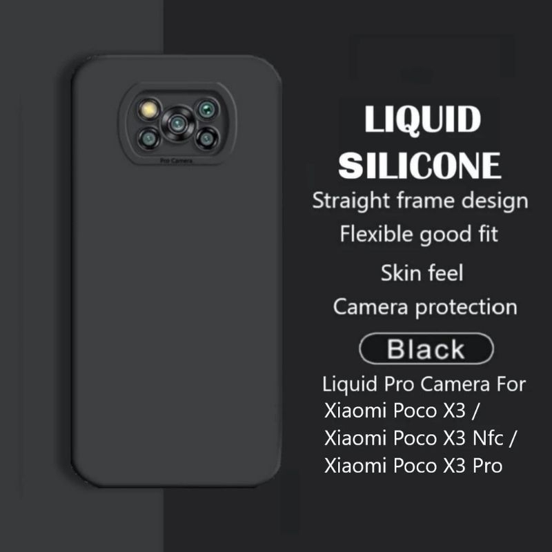 Jual CASE / Casing Pro Camera Poco X3/X3 Nfc/X3 Pro SoftCase Full Black ...