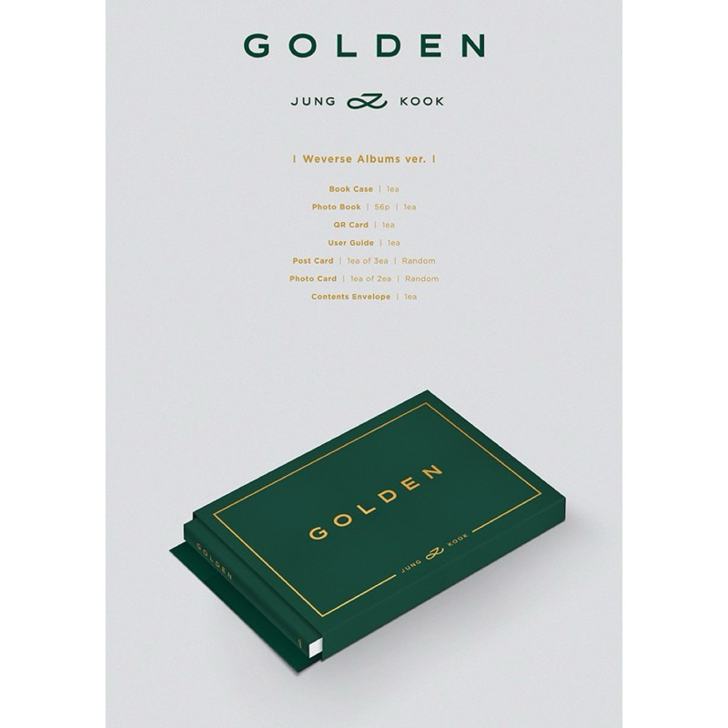 Jual BTS Jung Kook Golden Weverse Album (Booklet) | Shopee Indonesia