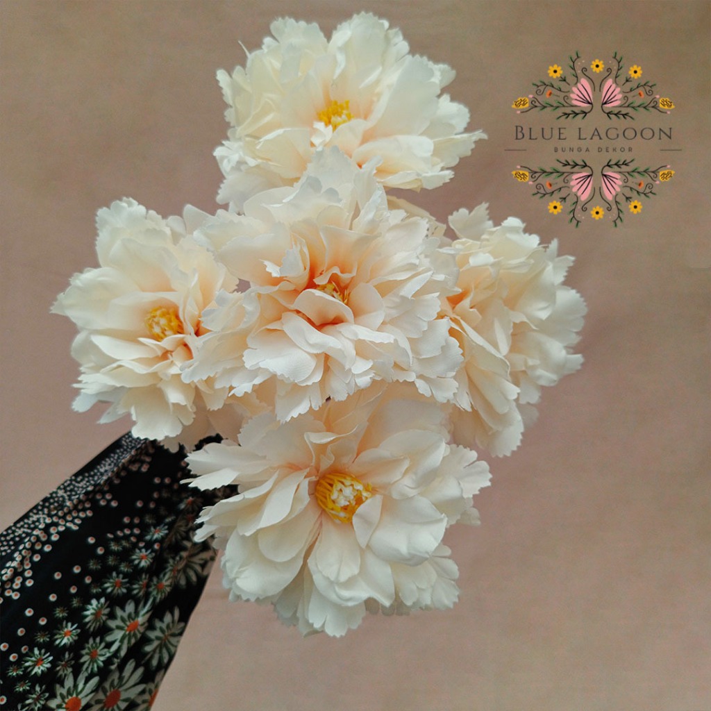 Jual Jumbo Carnation Bunga Dianthus Premium Artificial Flower Palsu ...