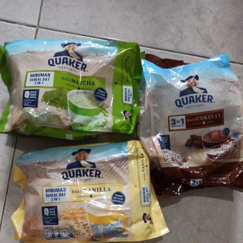 Jual Quaker oatmeal 3 in 1 isi 8 sachet | Shopee Indonesia
