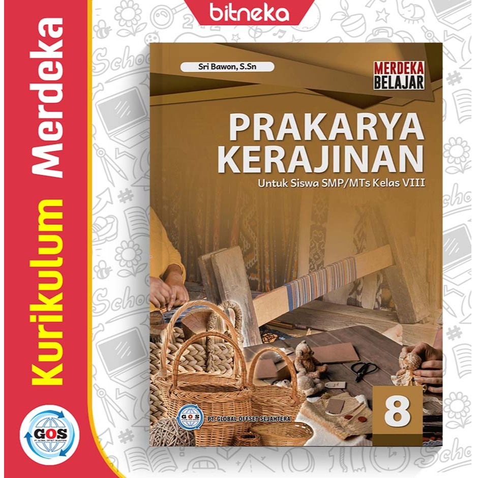 Jual Buku Siswa Prakarya Kerajinan SMP/MTs Kelas 8 Kurikulum Merdeka - GOS | Shopee Indonesia