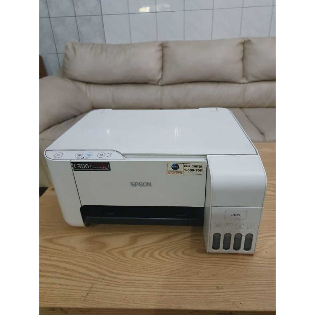 Jual Printer Epson L3116 All In One Printer Print Scan Copy Warna Putih ...