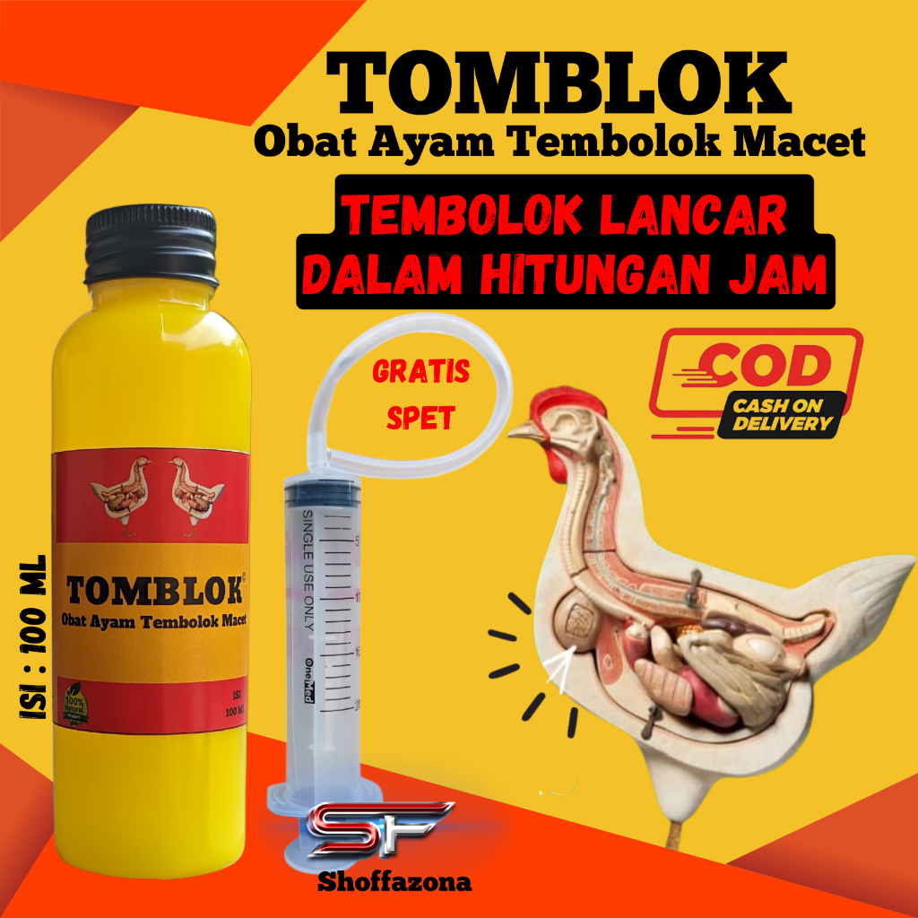 Jual TOMBLOK Obat Tembolok Ayam Tidak Turun Obat Ayam Sakit Obat ...