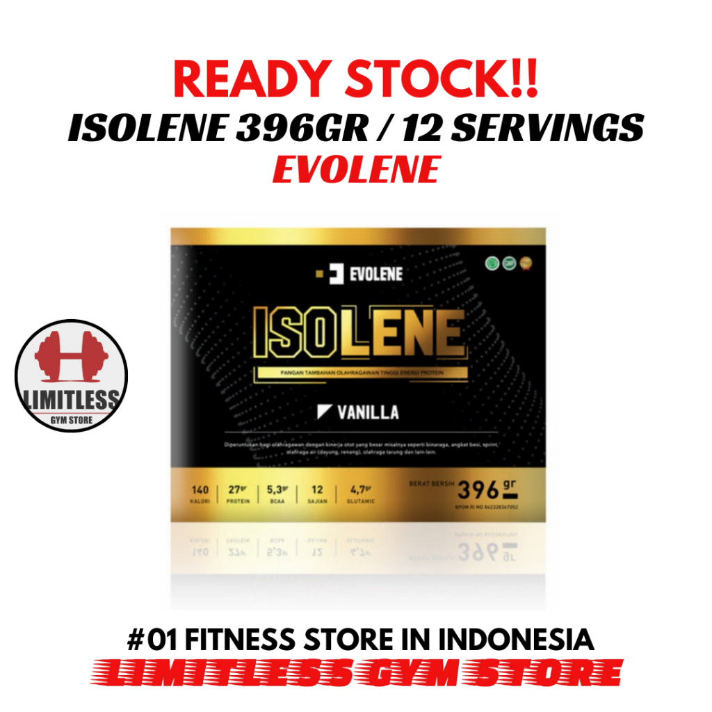 Jual Evolene ISOLENE Whey Protein Isolate 12 sachet Box | Shopee Indonesia