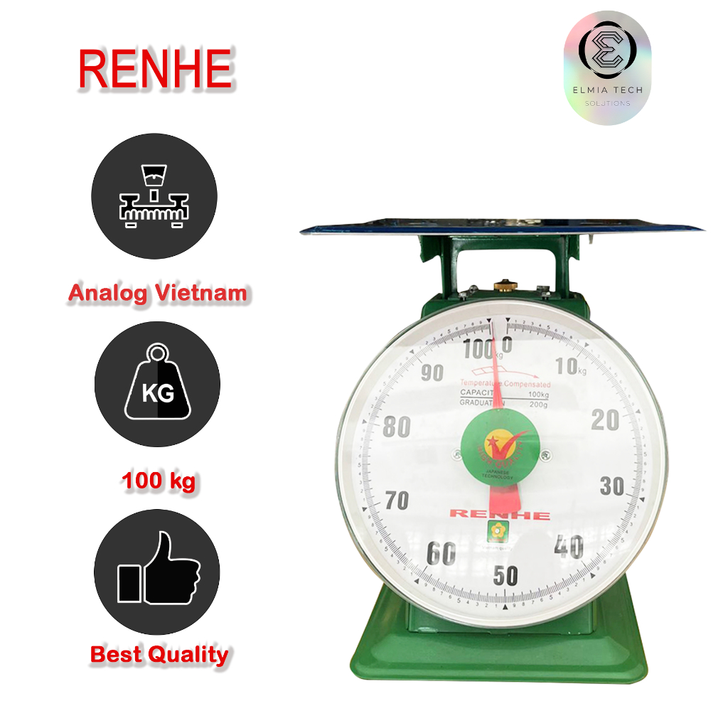 Jual Timbangan Duduk RENHE Vietnam Quality Technology Kapasitas 100Kg | Shopee Indonesia