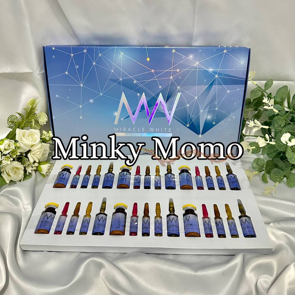 Jual MIRACLE WHITE BLUE ECER (1 SET) | Shopee Indonesia
