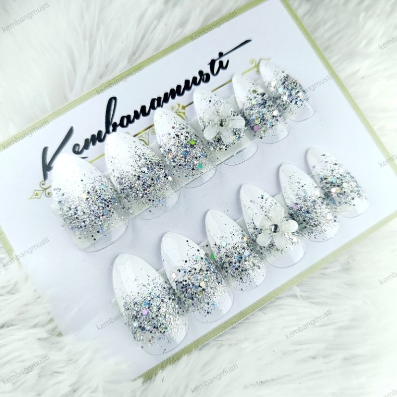 Jual grosir kuku palsu wedding distributor nail art MUA henna agen ...