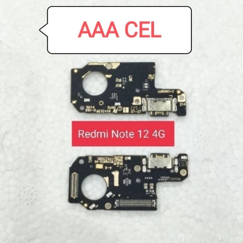 Jual PCB ATAU PAPAN CAS/CHARGER XIAOMI REDMI NOTE 12 4G | Shopee Indonesia