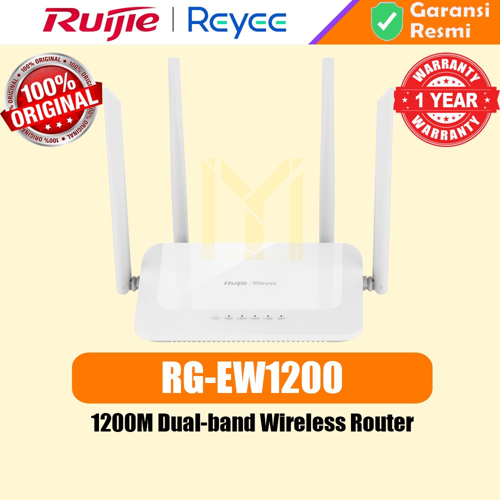 Jual Ruijie Reyee RG-EW1200 1200M Dual-band Wireless Router | Shopee ...