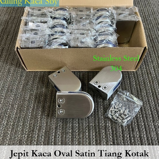 Jual Kirim sekarang JEPIT KACA OVAL SATIN DOFF MODEL TIANG KOTAK GLASS ...