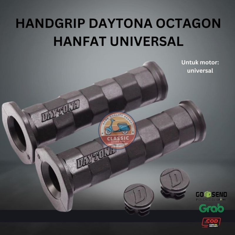 Jual Hand grip Daytona Octagon Hanfat Universal | Shopee Indonesia