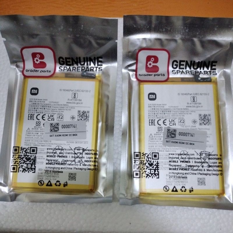 Jual BATTERY BATRE BATERAI XIAOMI REDMI12C/REDMI 12C/BN5K | Shopee ...