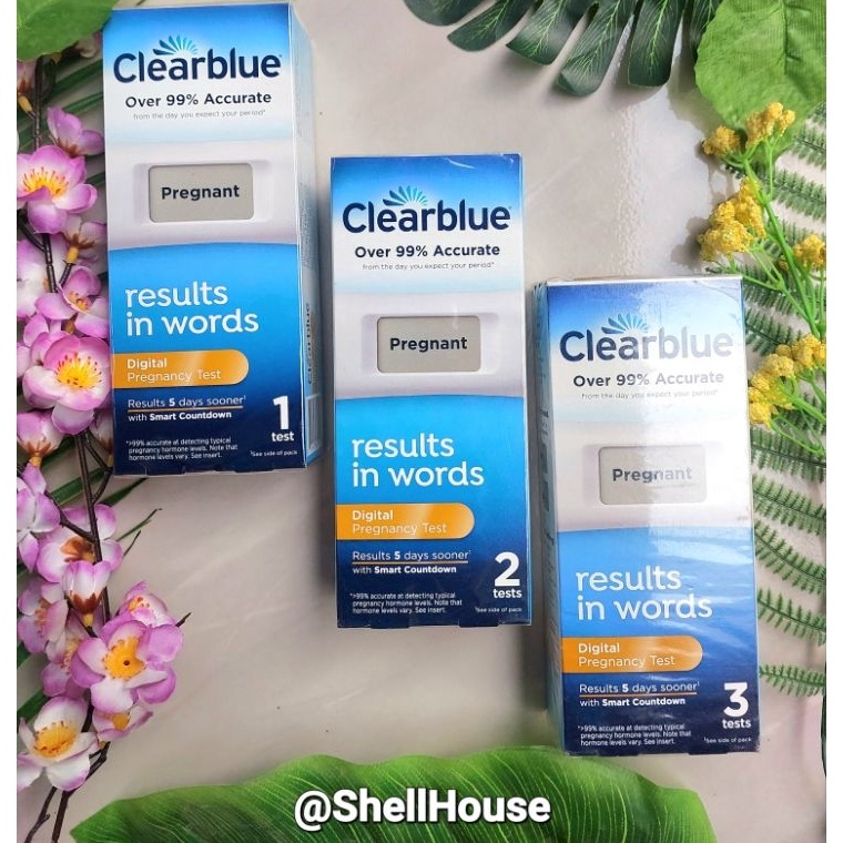 Jual SHOPEE MALL Original ClearBlue Digital Pregnancy Test Tanpa Week ...