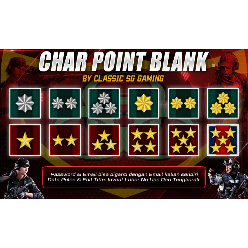 Jual CHAR POINT BLANK MAYOR 1 STANDARD FULL TITLE |GAME PC | Shopee ...