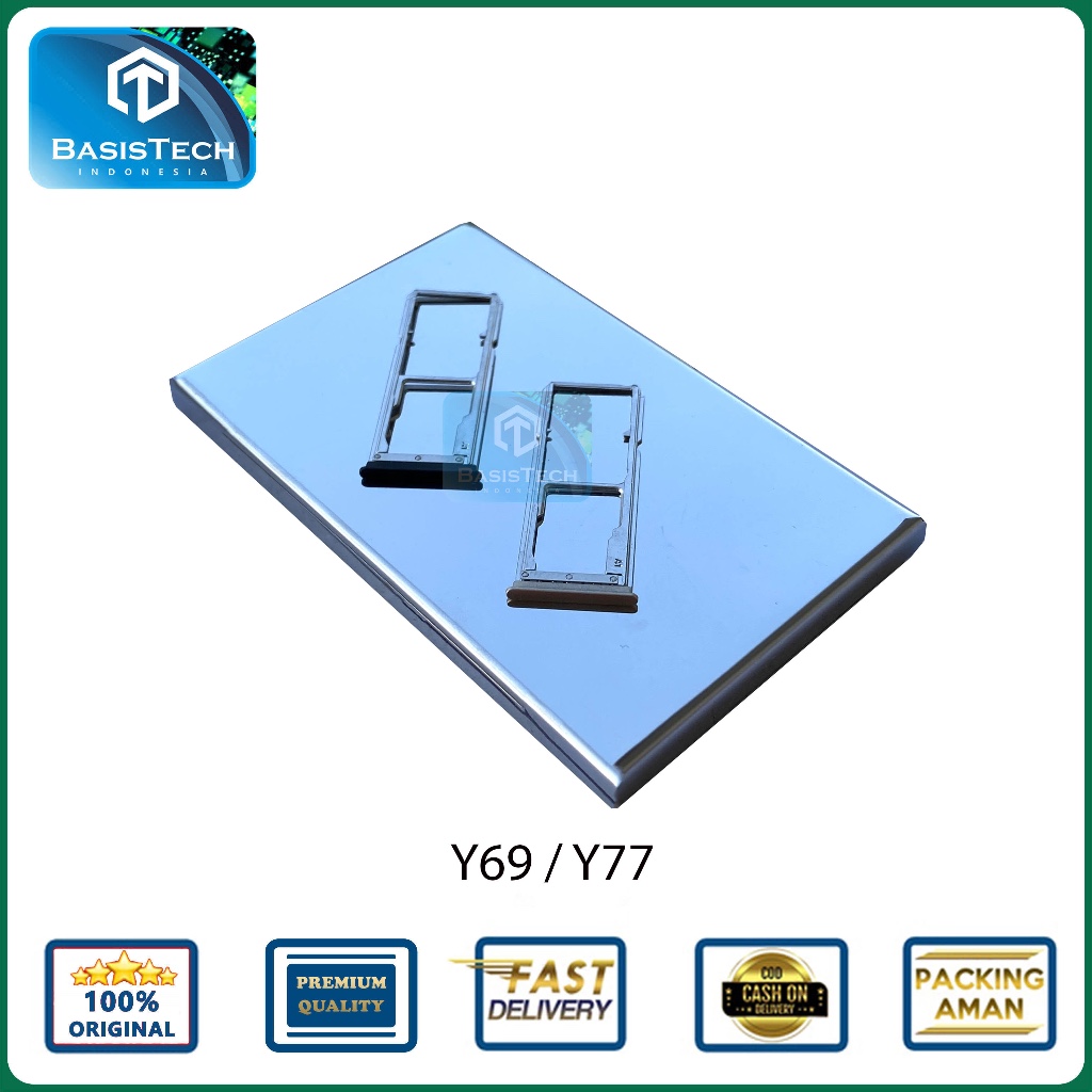 Jual SIMLOCK TEMPAT KARTU SIM TRAY VIVO Y69 - Y77 ORIGINAL QUALITY | Shopee Indonesia