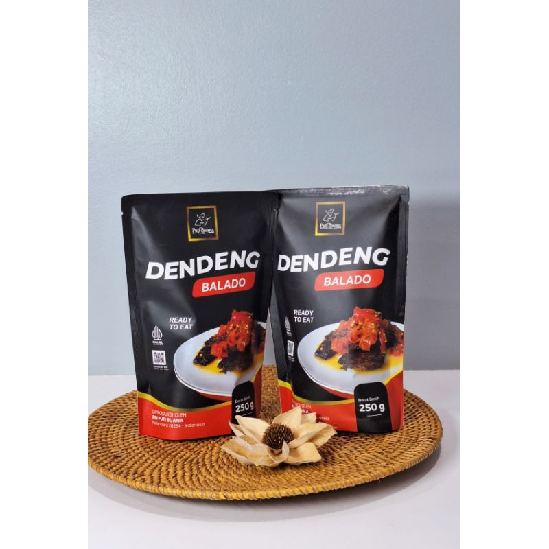 Jual Dendeng Balado Kemasan 250 gram Original Khas Padang | Shopee ...