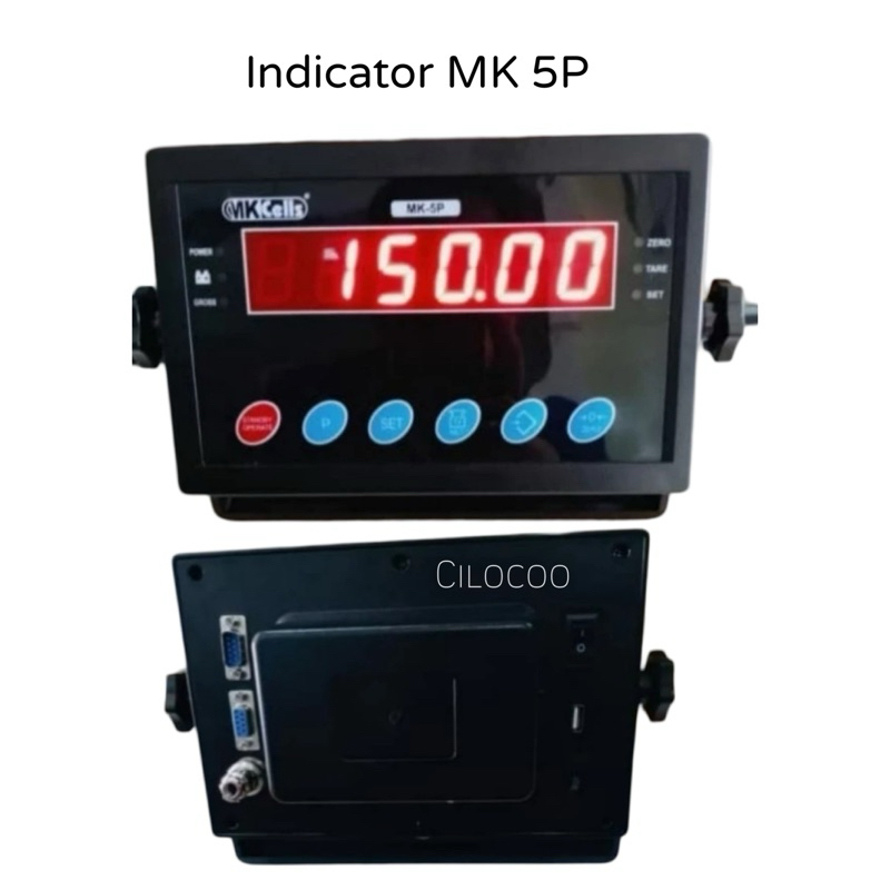 Jual indicator jembatan timbang / display 6 digit 2SR232 / indicator MK ...