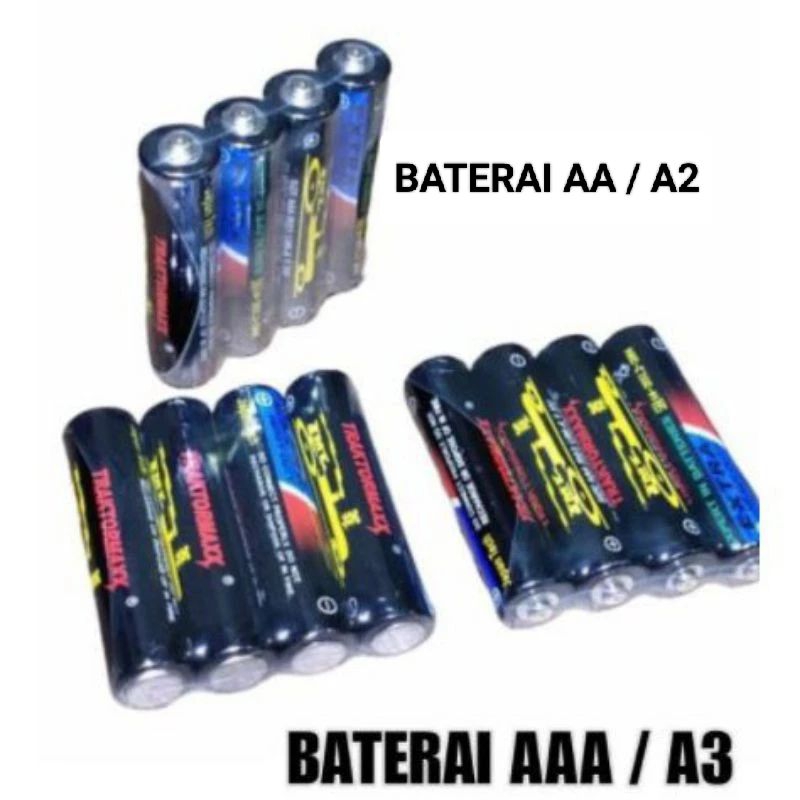 Jual Baterai AA/A2 & AAA/A3 (4 Pcs) | Shopee Indonesia
