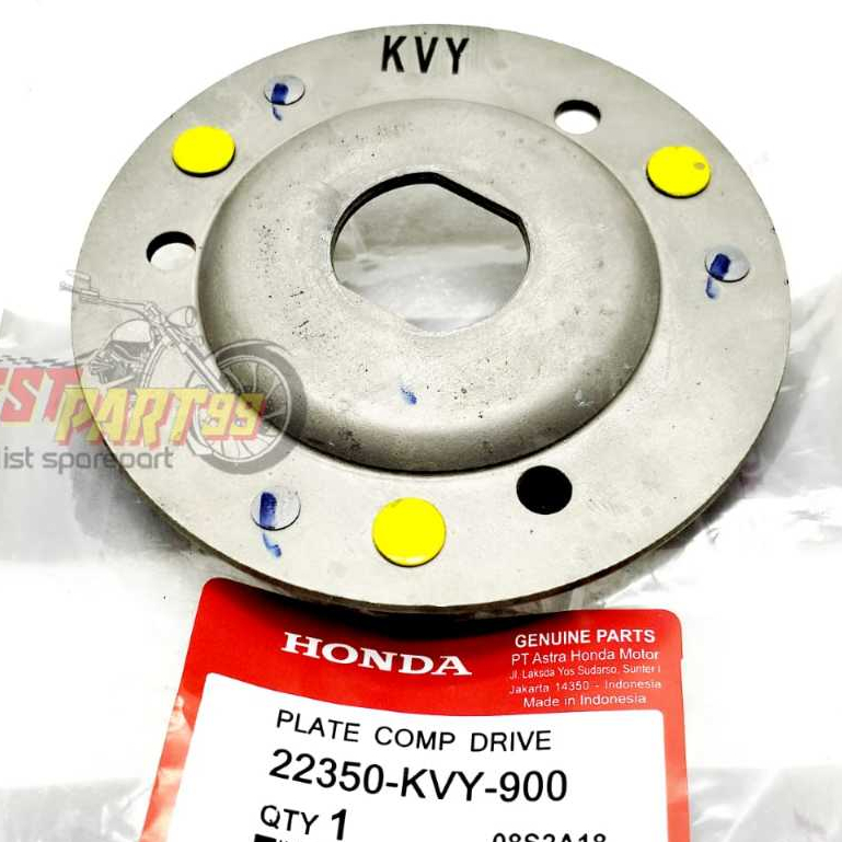 Jual Dudukan Kampas Ganda Beat honda Scoopy Spaacy Karbu 22350-KVY-900 ...