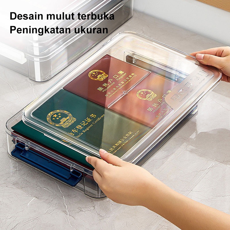 Jual Kotak Penyimpanan Kertas dan Map File Organizer Transparent Paper ...