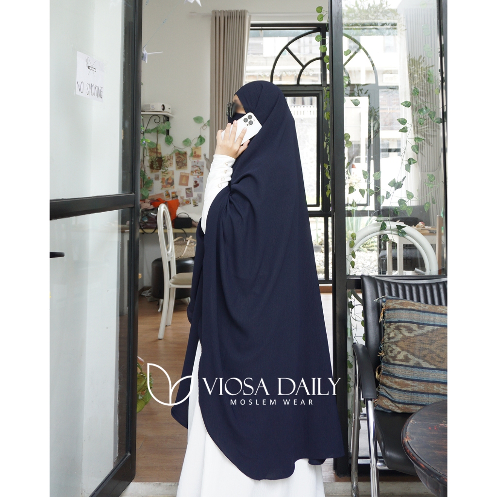 Jual Viosa Daily - French Khimar Crinkle Airflow Premium Jumbo (FK ...