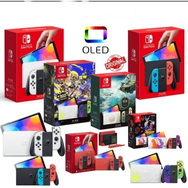 Jual Nintendo Switch Oled Mario Edition Limited Edition | Shopee Indonesia