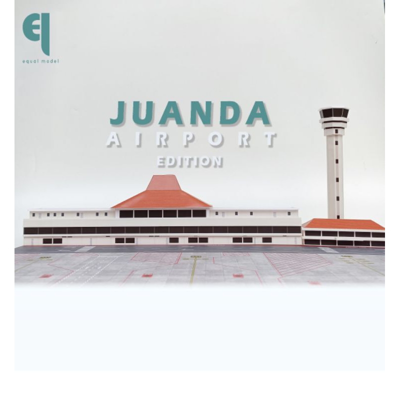 Jual Diecast/Miniatur Terminal Bandara Pesawat Juanda skala 1/400 ...