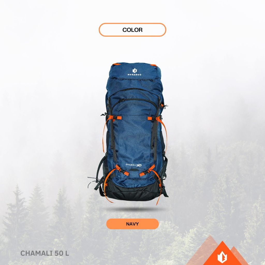 Jual BOGABOO CHAMALI 50 Liter - Tas Gunung carrier Ultralight 50 L - Tas Keril BOGABOO Seri ...