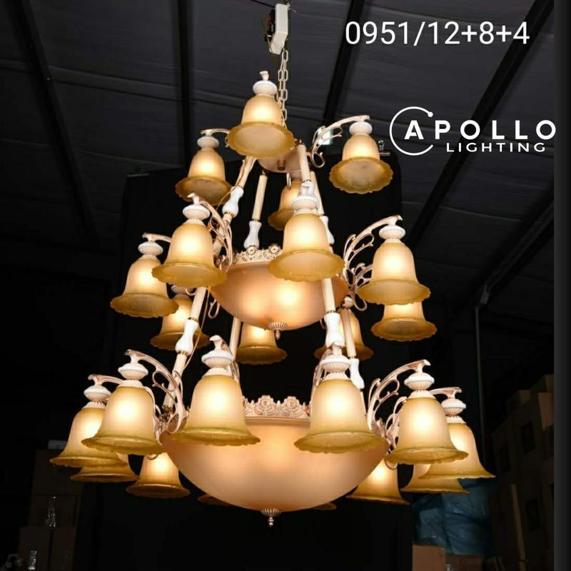 Jual Apollo Lighting Lampu Hias Gantung Teras Klasik Luxury Chandelier ...