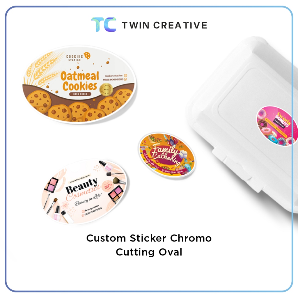 Jual Cetak Sticker Chromo / Stiker Segel Toples & Kemasan Label ...