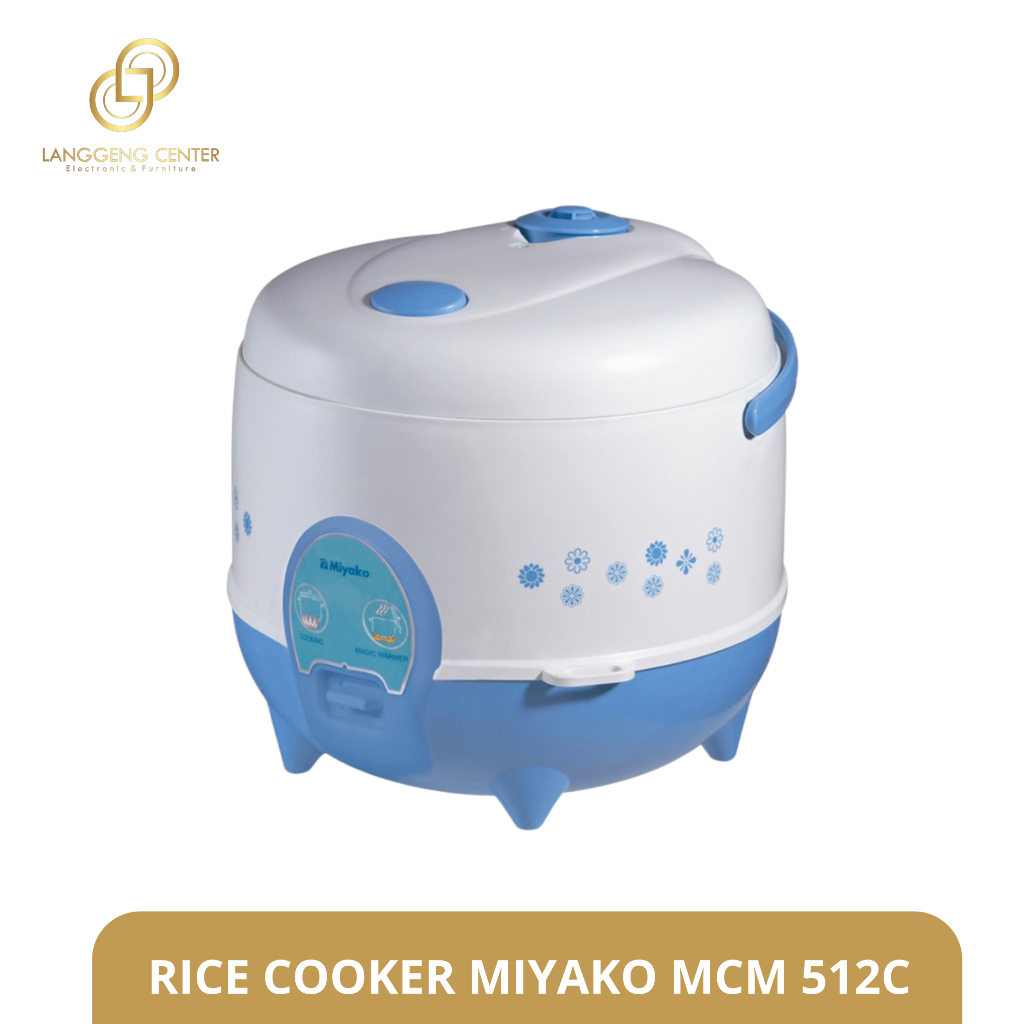 Jual Miyako Magic Com Penanak Nasi 3 in 1 MCM 512 C - 1,2 Liter ...