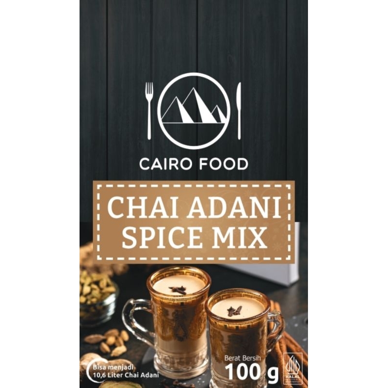 Jual Chai Adani Spices Mix khas Yaman 100 Gram Rempah Sahi Adni Arab ...
